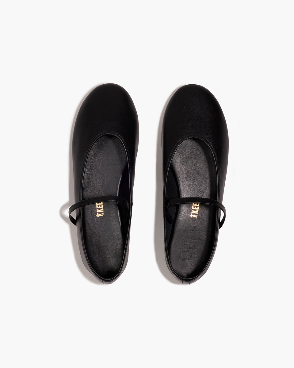 TKEES Reese Ballet Flat in Sable
