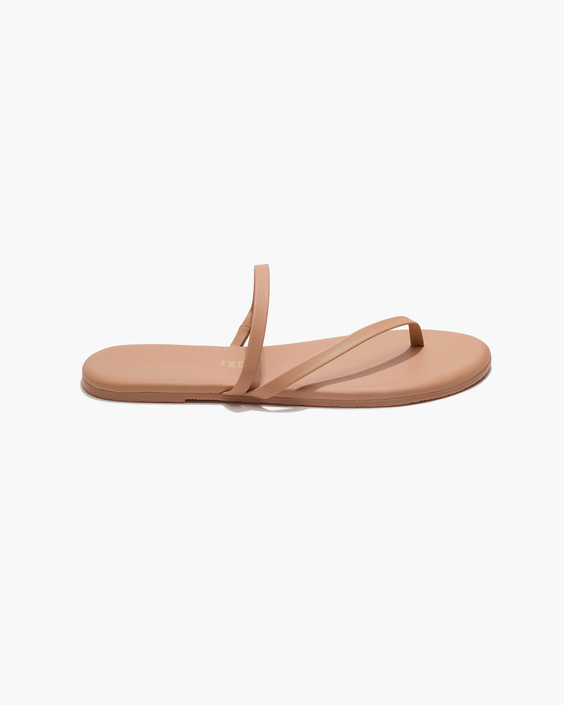 TKEES Sarit Leather Sandals in Pout
