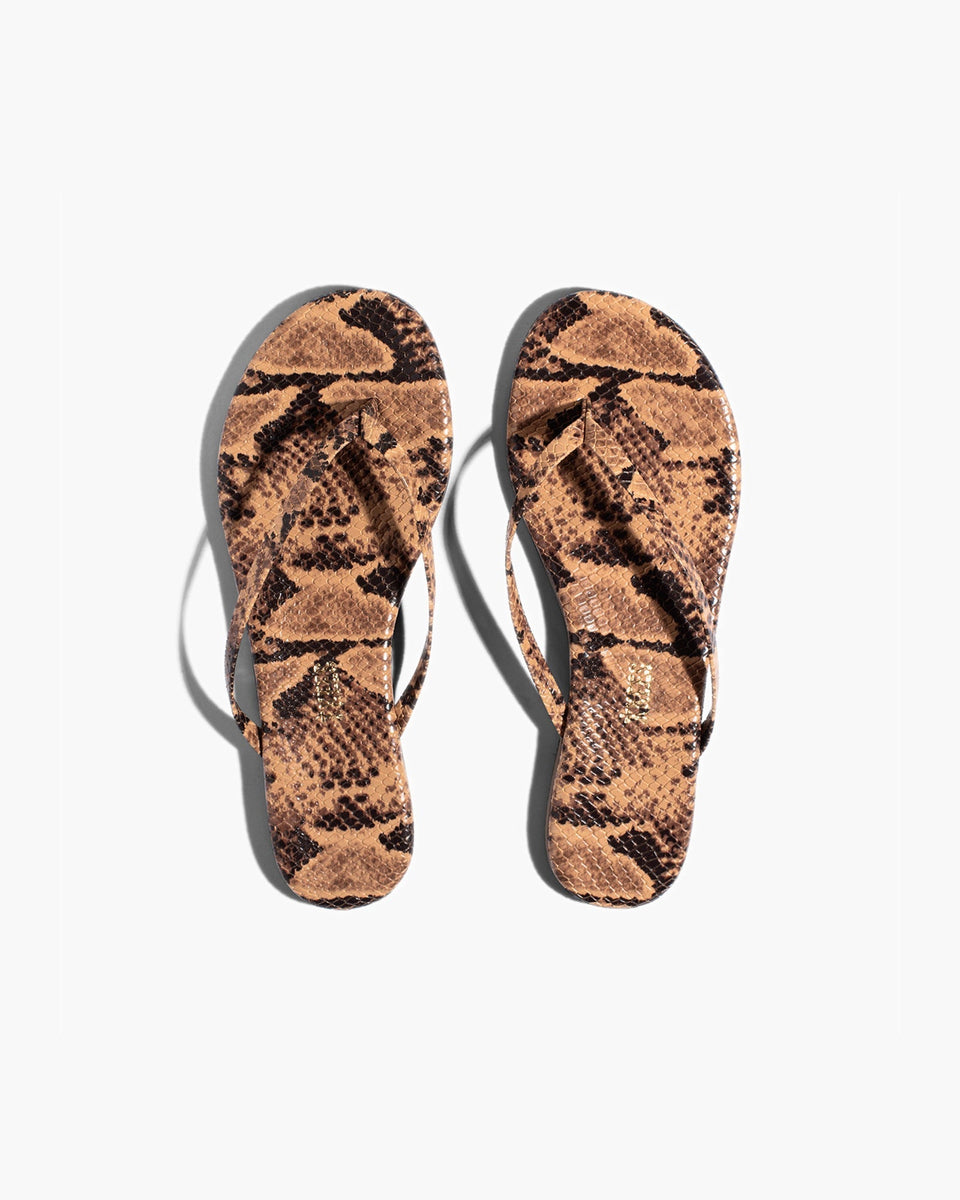 Lily Vegan Animal in Coco Snake | Flip-Flops | Women's Footwear – TKEES